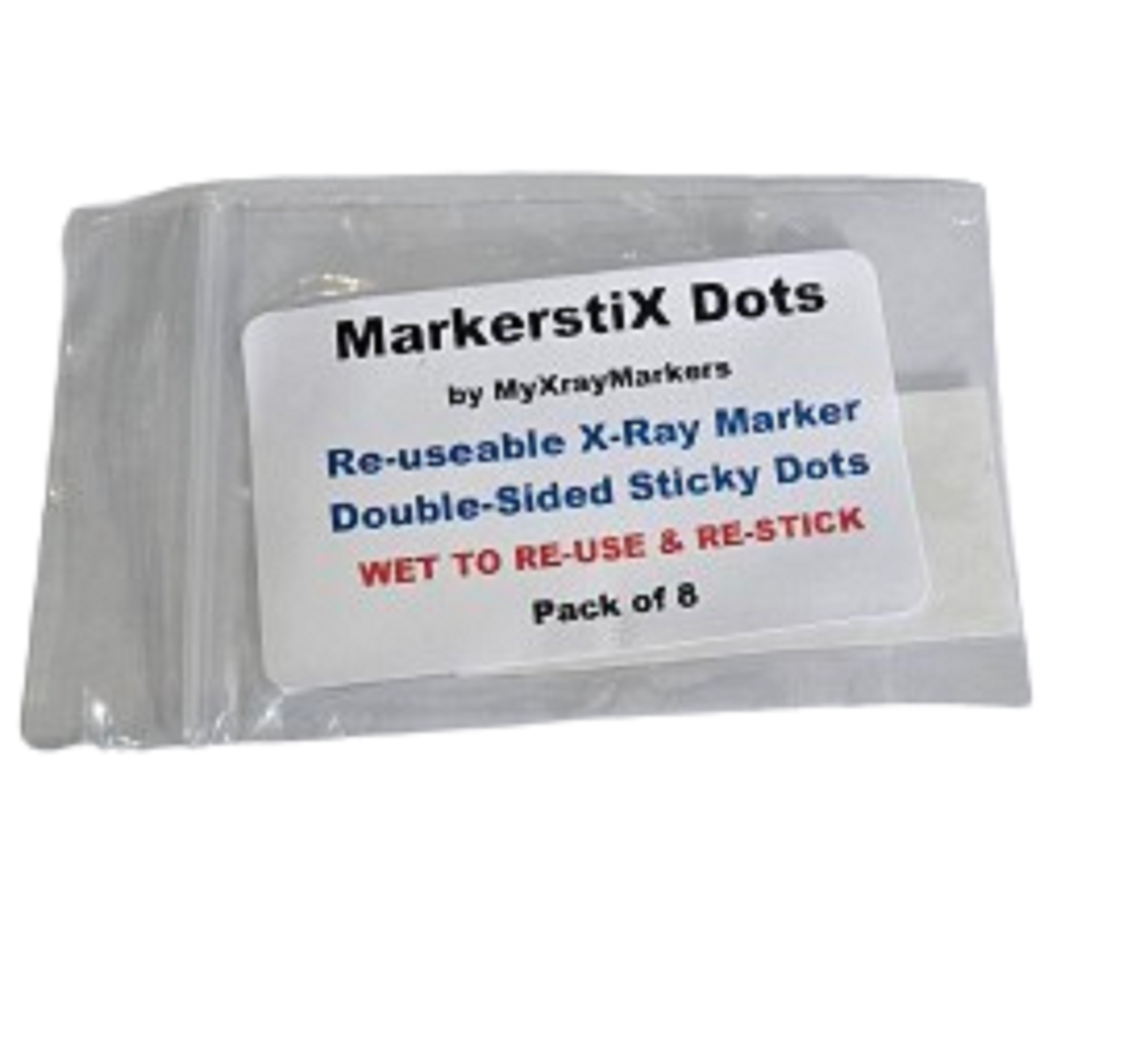 MarkerstiX Medical Adhesive Pack of 8 Dots – My Xray Markers